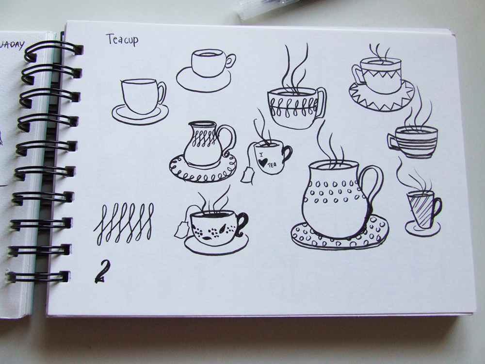 Daily Drawing Challenge - 31 Things to draw | 1-10 - Nuts for Paper