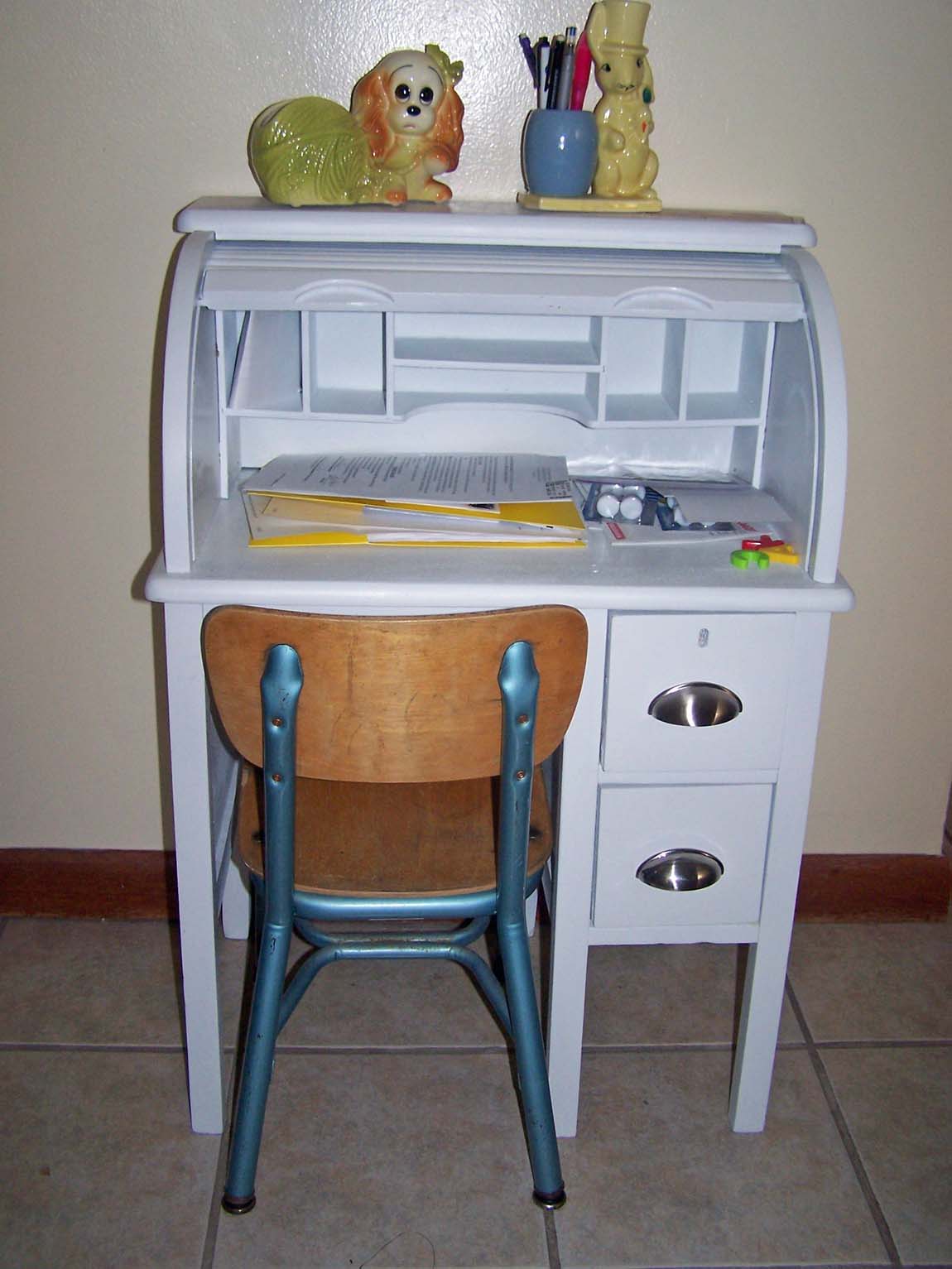Treasures-n-Textures: Finished Vintage Desk Project