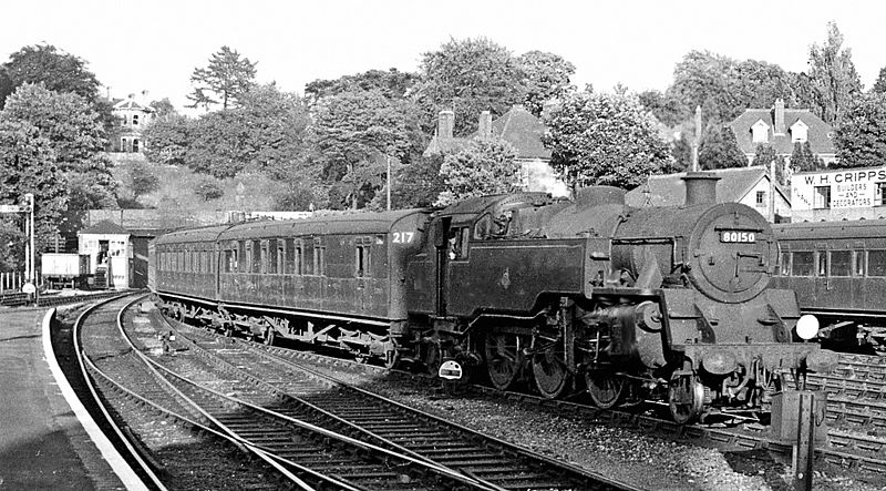 Steam Memories: BR std 80150 in steam days