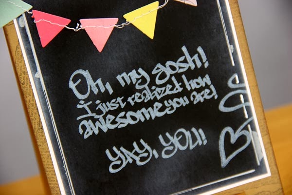 Club Scrap Creates: Graffiti Chalkboard Paper Techniques