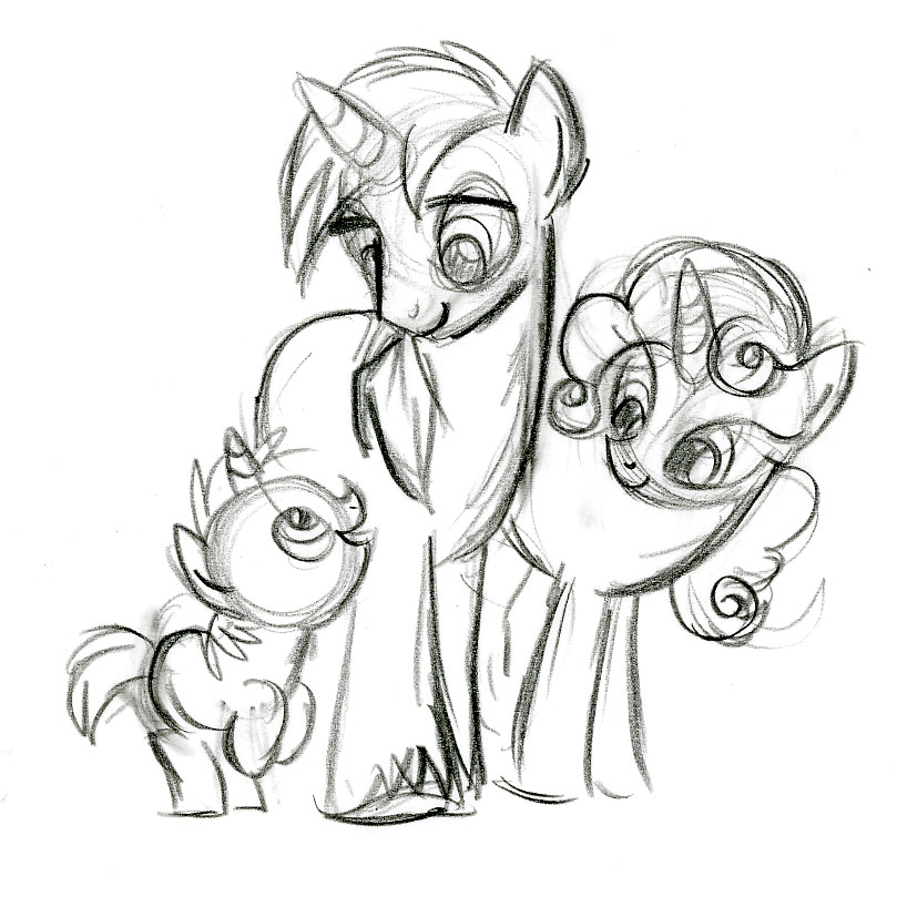 Equestria Daily - MLP Stuff!: Production Sketches on Lauren Faust's DA Page