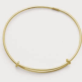 WobiSobi: Expandable Wire Bangle With Charm, DIY