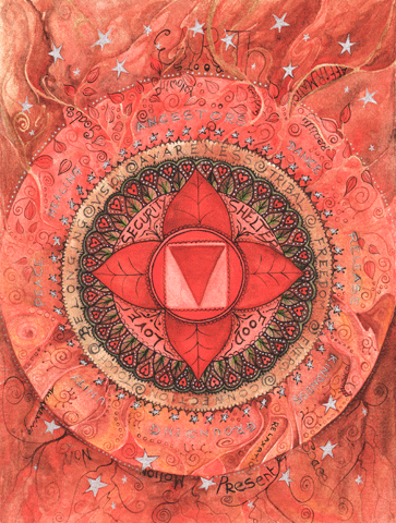 Maria Forrester Illustration: Beautiful Chakra Paintings