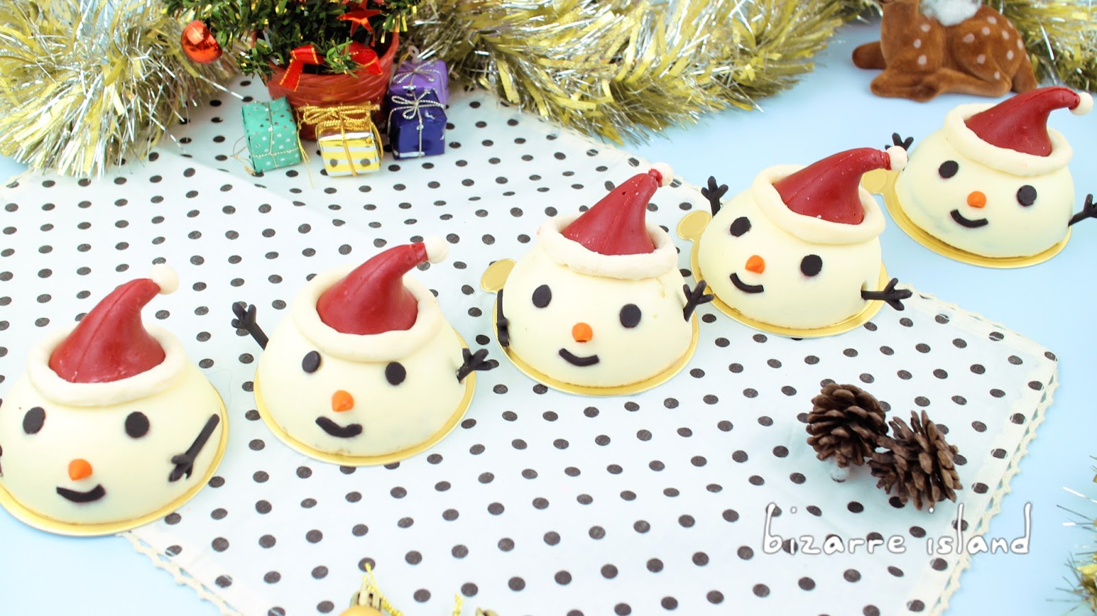 ~ bizarre island ~: Snowman London Fog Mild Cheesecake