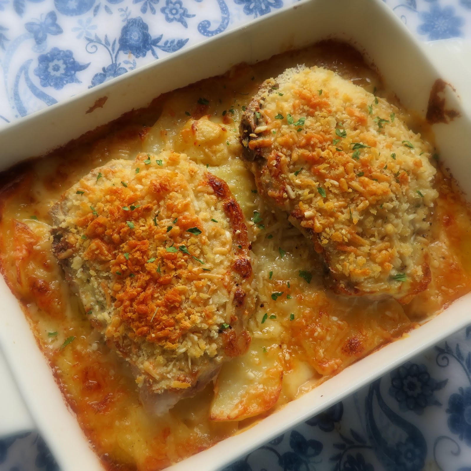 Devilled Pork Chops with Scalloped Potatoes | The English Kitchen