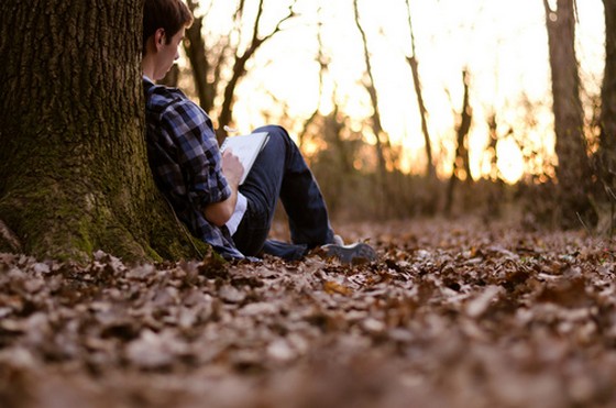 Alone, sad, boy, cute, in, forest, broken, heart | Inspiring Pictures