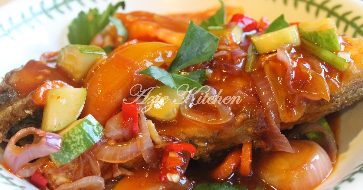 Ikan Jenahak Masak Tiga Rasa - Azie Kitchen