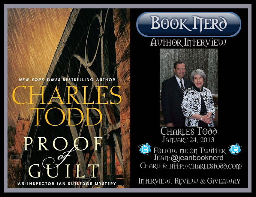 Charles Todd Author Interview ~ JeanBookNerd