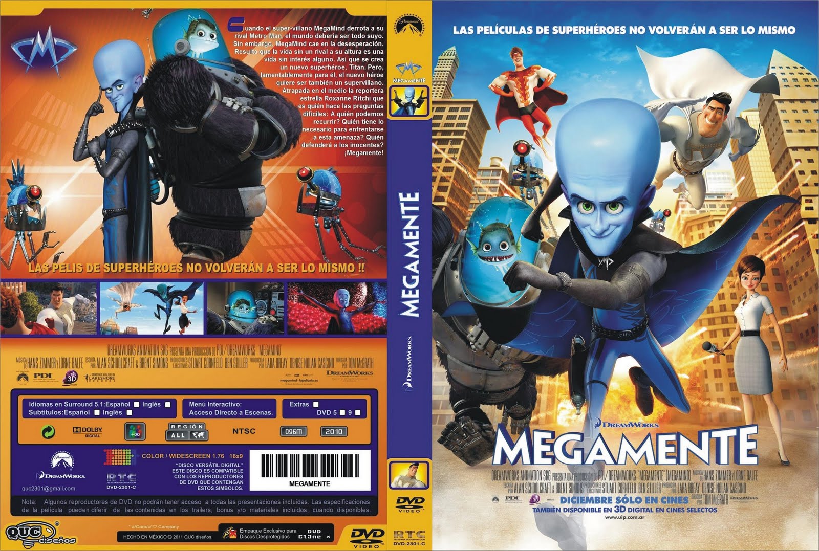 CATALOGO INFANTIL: Megamente