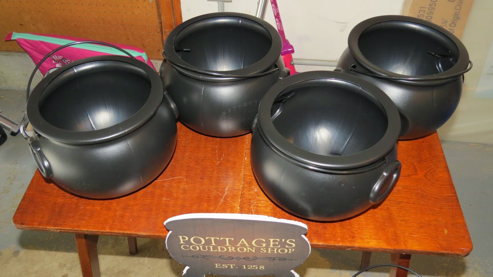 A Crafty Chick: Diagon Alley-Madame Malkin's Robes & Potage's Cauldron Shop