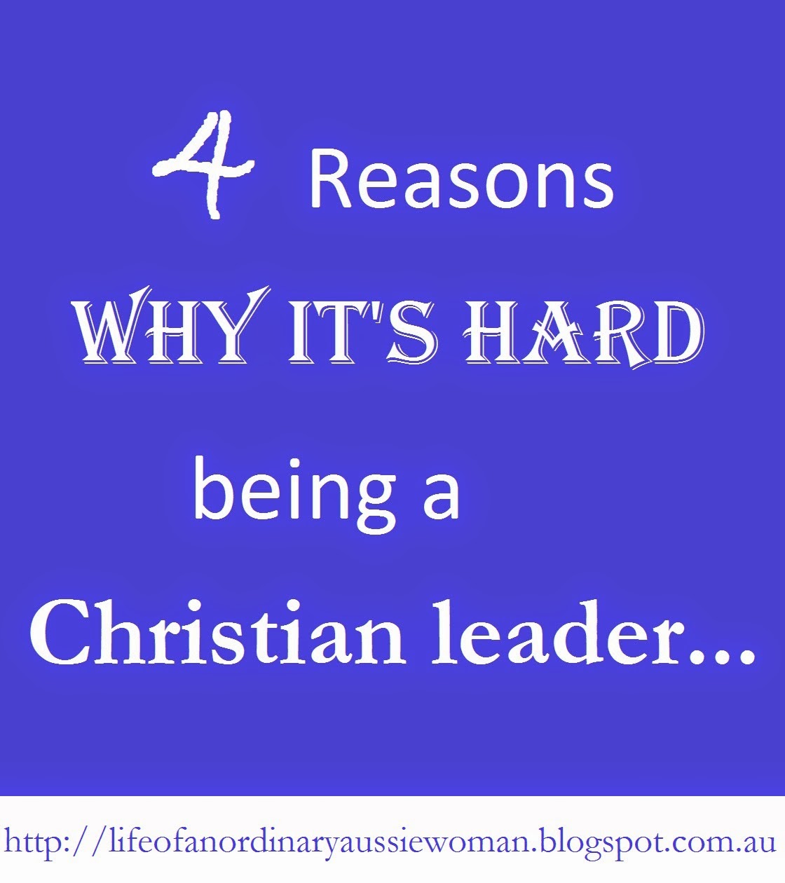 Life of an ordinary Aussie woman: 4 Reasons Why It's Hard Being A ...