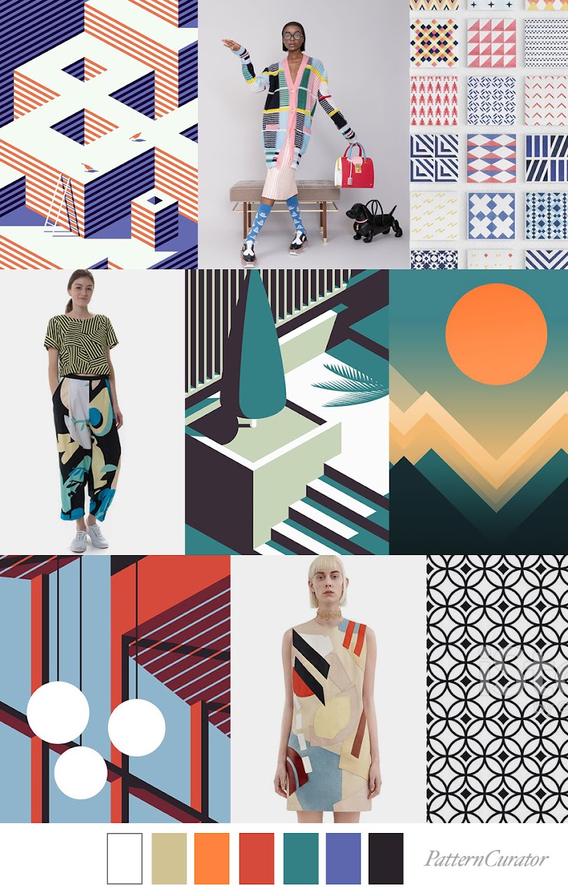 FASHION VIGNETTE: TREND | PATTERN CURATOR - VECTOR ART . SS 2020