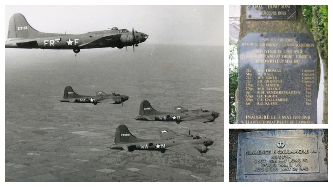 WW2 Fallen 100: WW2 Fallen - B-17 waist gunner Clarence Gallamore ...