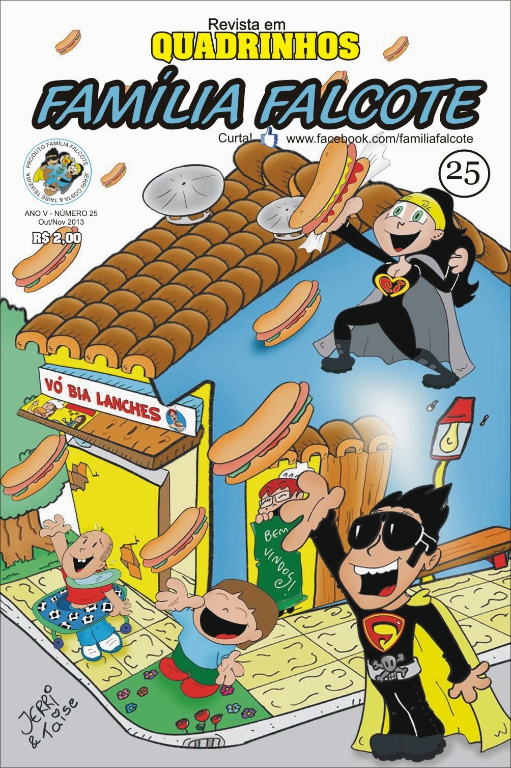 Blog da Família Falcote - Quadrinhos e oficinas de desenho: Revista em ...