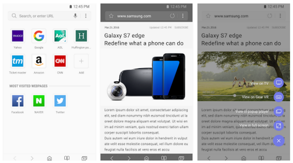 Get your Samsung Official web browser - Samsung Internet - Youth Apps