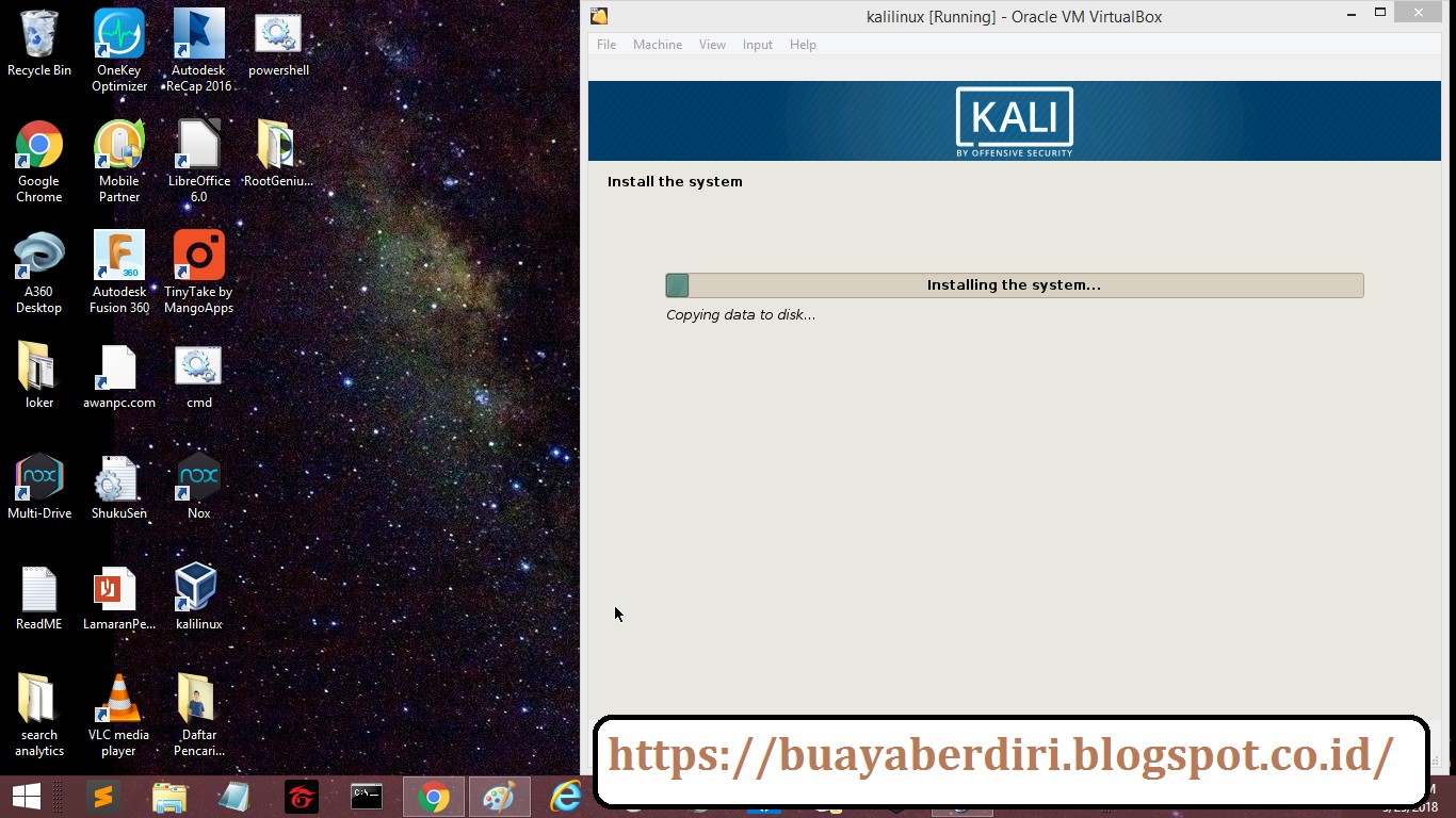Install Kali Linux 2018 terlengkap