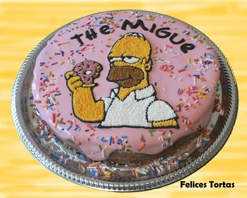 Pegatina De Manzana De Homer Simpson