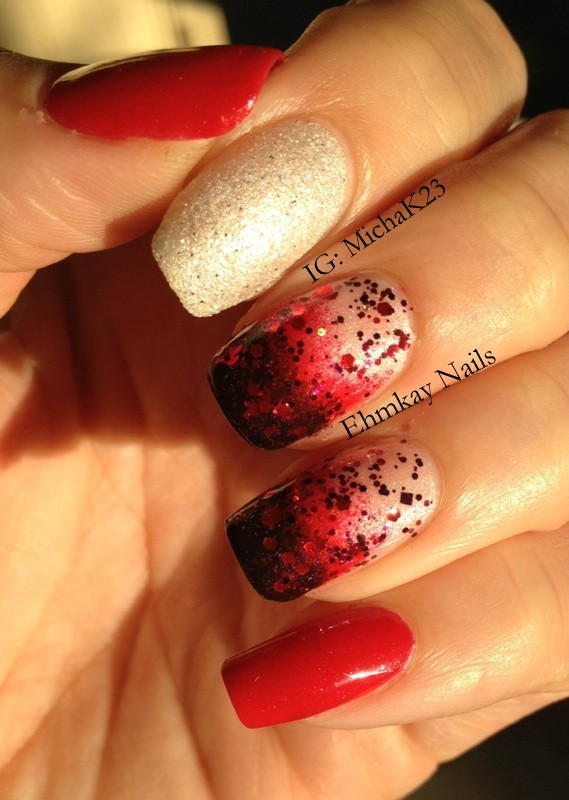 ehmkay nails: True Blood Inspired Nails for Tonight's Premiere