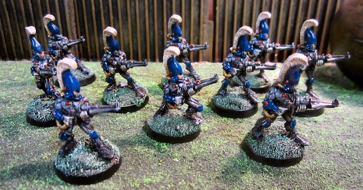 Continental Drift Painting.: Dire Avengers Painted and Some Valhallans Too!