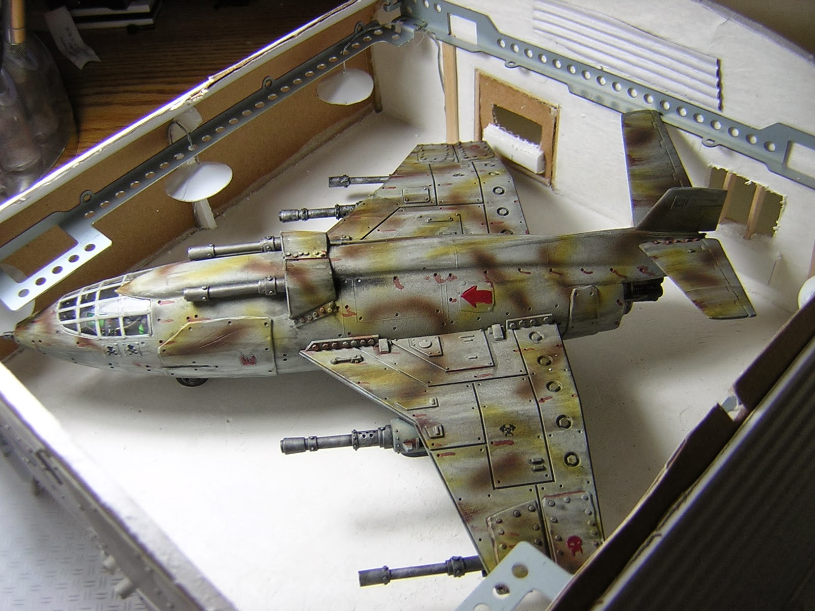 Warhammer 40k Orks (and more): Dakkajet hangar build complete!