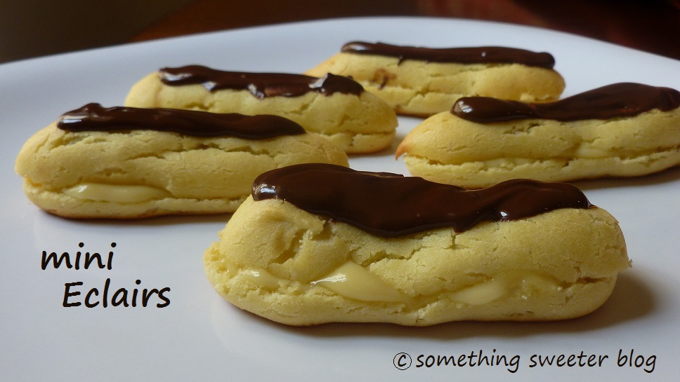 Something Sweeter - allergy friendly food blog: Mini Eclairs