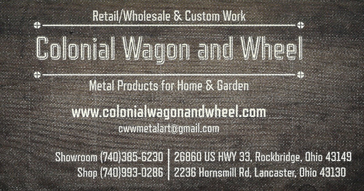 Riding & Writing...: Colonial Wagon and Wheel