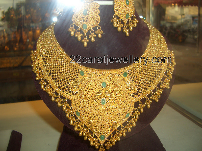 Heavy Traditional Gold Sets 3 - Jewellery Designs