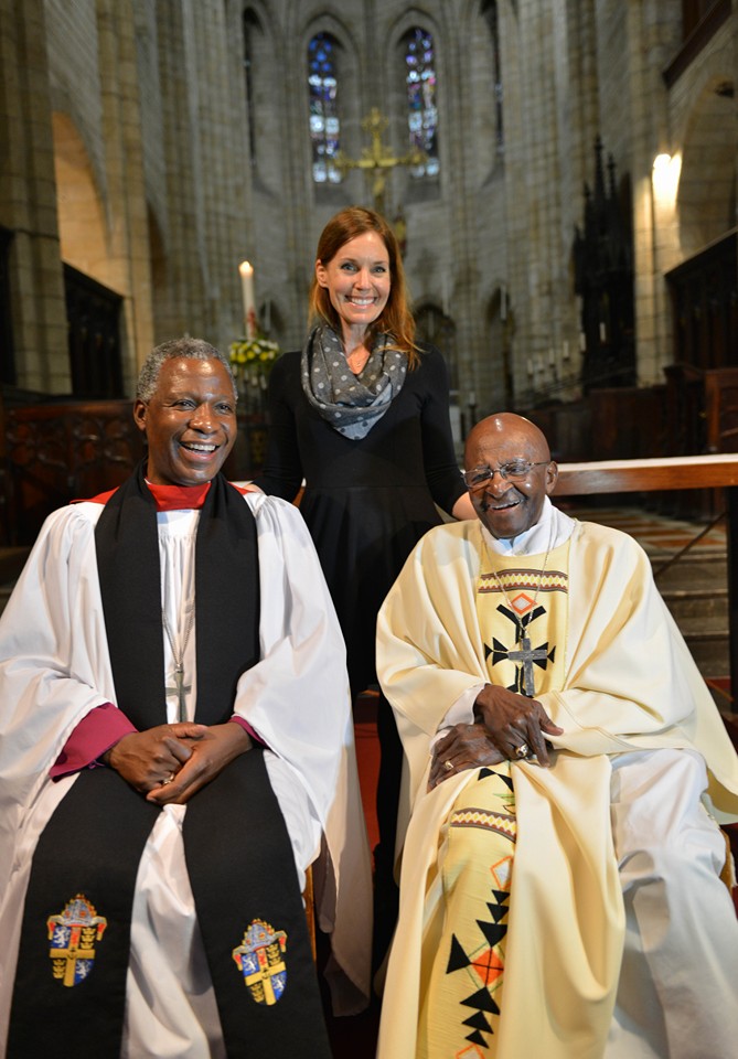 Prof Meets Desmond Tutu, Helps Tutu HIV Foundation