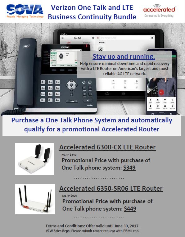 Verizon One Talk Insight by SOVA: One Talk and LTE Business Continuity ...