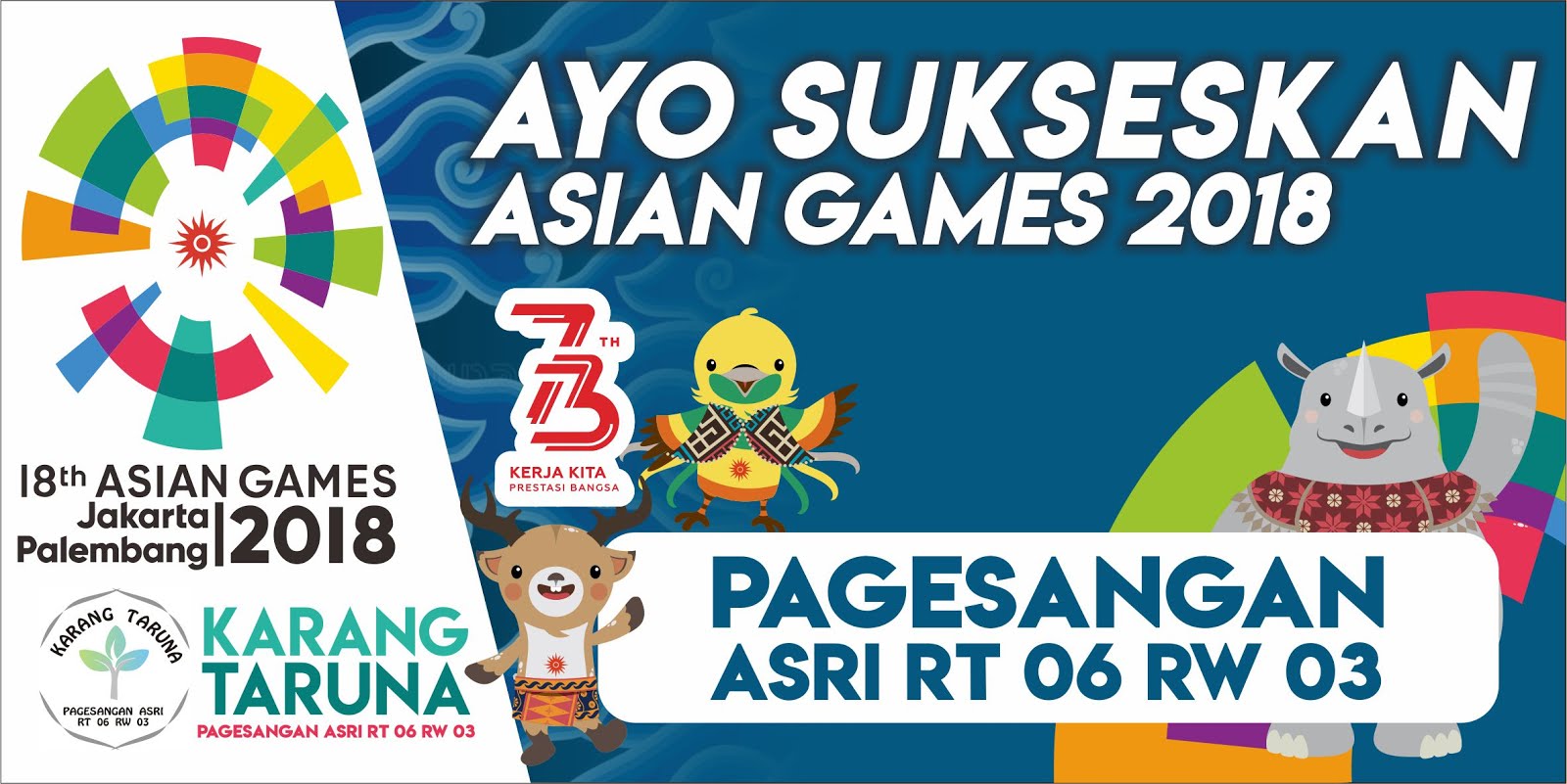 Banner Tema Asian Games 2018
