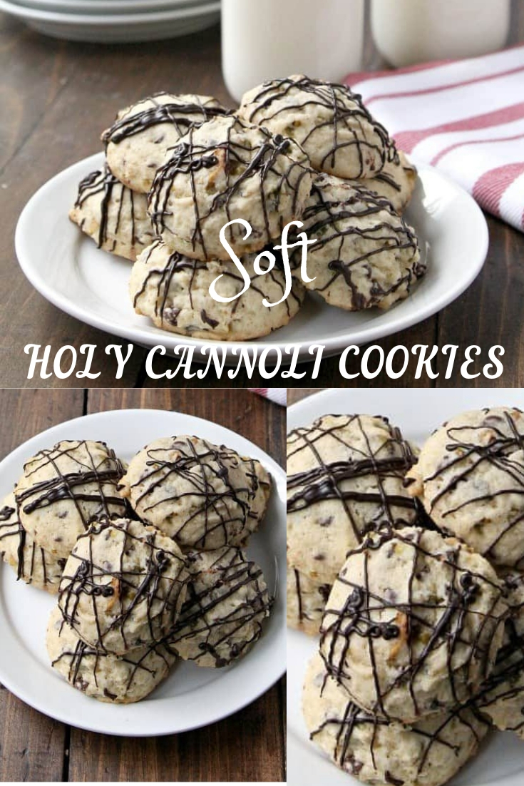 Soft Holy Cannoli Cookies - Nabila Kitchen