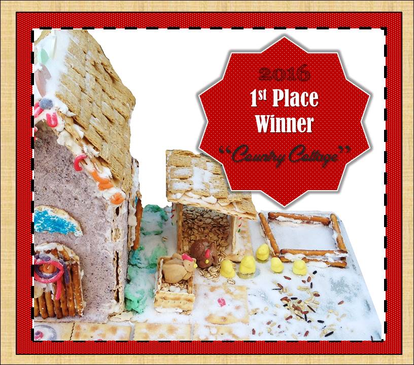 REHOBOTH FARM: Announcing the Winner of the 2016 Gingerbread House Contest