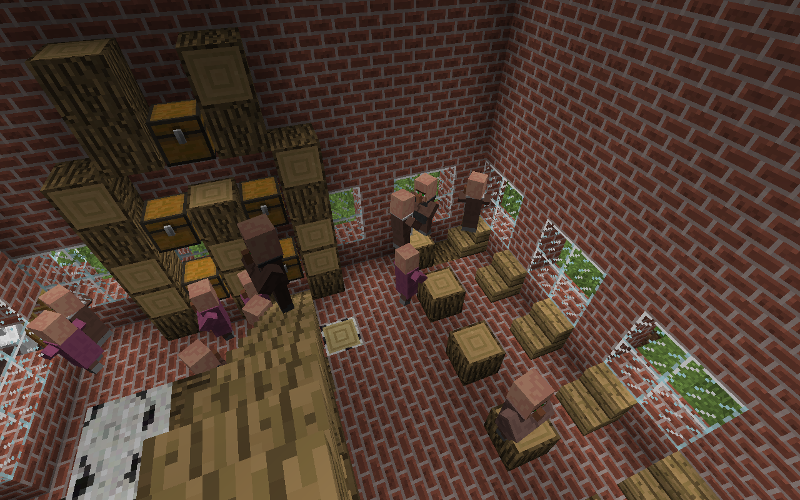 KnitOwl: Esme's Minecraft school building