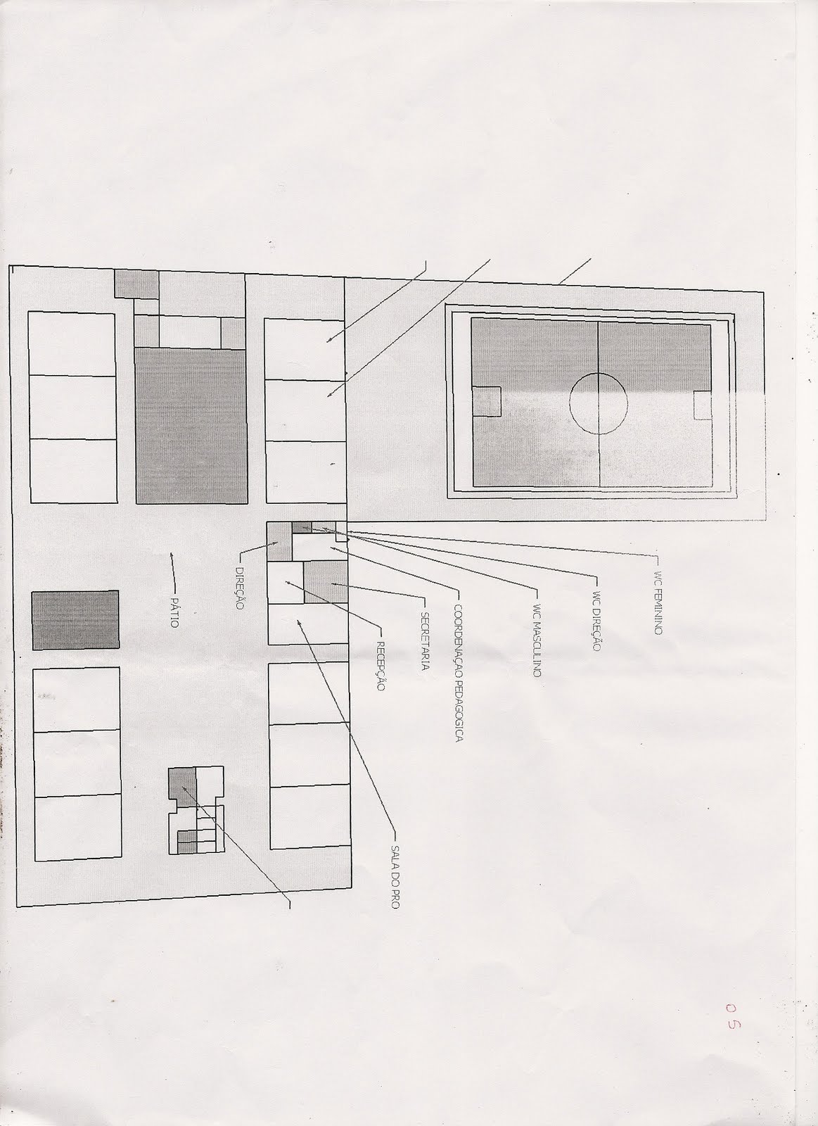 Aprenda a Aprender: PLANTA BAIXA DA ESCOLA