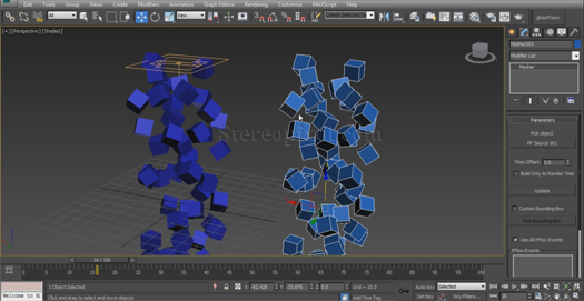 Stereopixol: Mesher Compound Object in Autodesk 3Ds Max