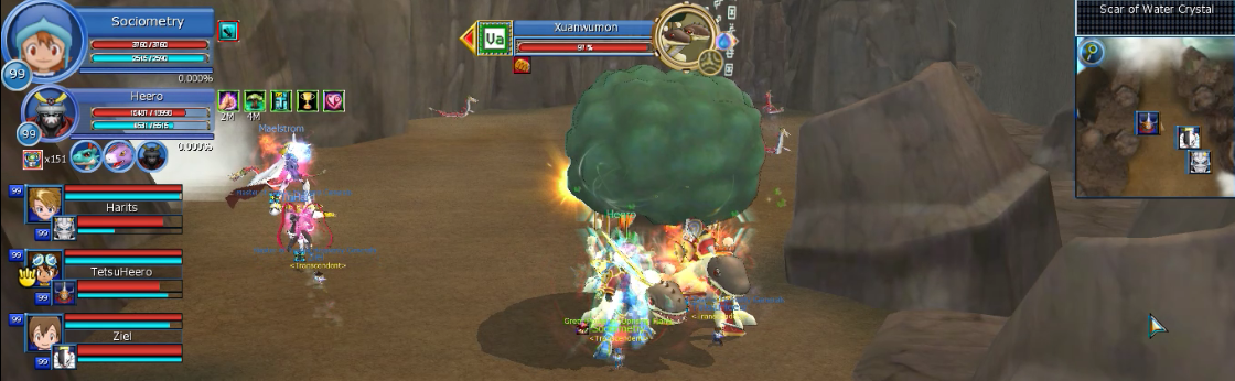 AxTH's Digimon Master Online (DMO) Guide: Xuanwumon Raid, Scar of Water ...