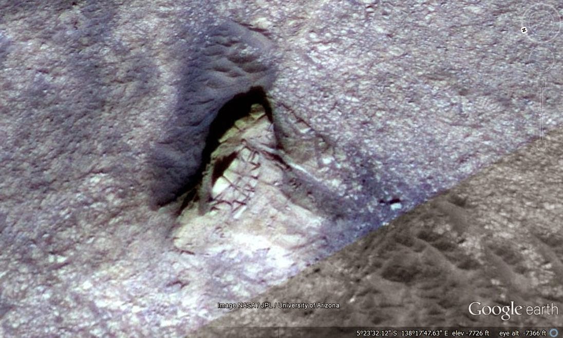 Incredible: Ancient humanoid figure positioned as a ‘ritual’ statue on Mars
