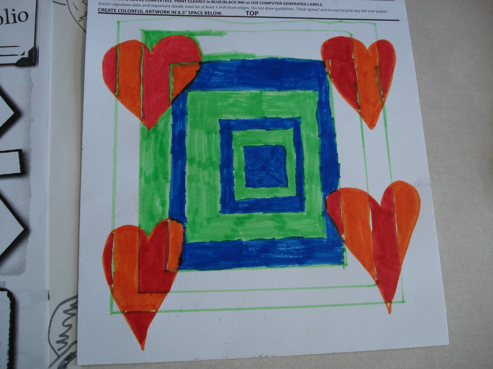 Mrs. Myers' Art Room: Pop and Op Art Heart