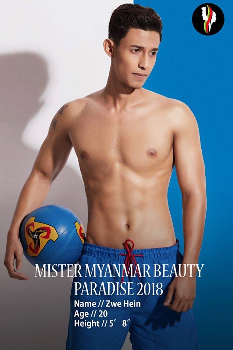 Grand Boyzone: Mister Myanmar Beauty Paradise 2018 :Contestants
