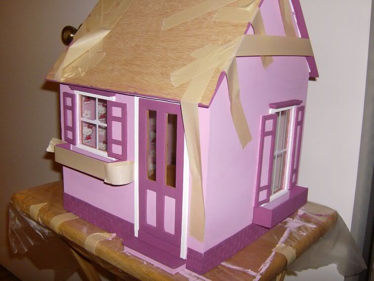 More Minis Dollhouses: The Primrose Dollhouse Day 2