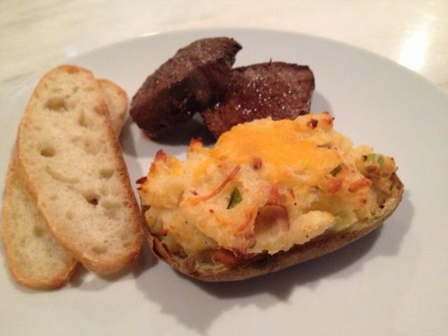 Aldi Life: Twice Baked Potatoes with Bacon, Cheese and Green Onions