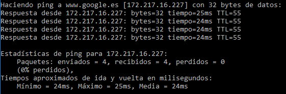 Ping y Tracert