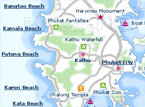 Phuket Maps - Thailand ~ Top Hotel In Phuket