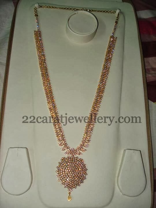 American Diamonds Long Set - Jewellery Designs