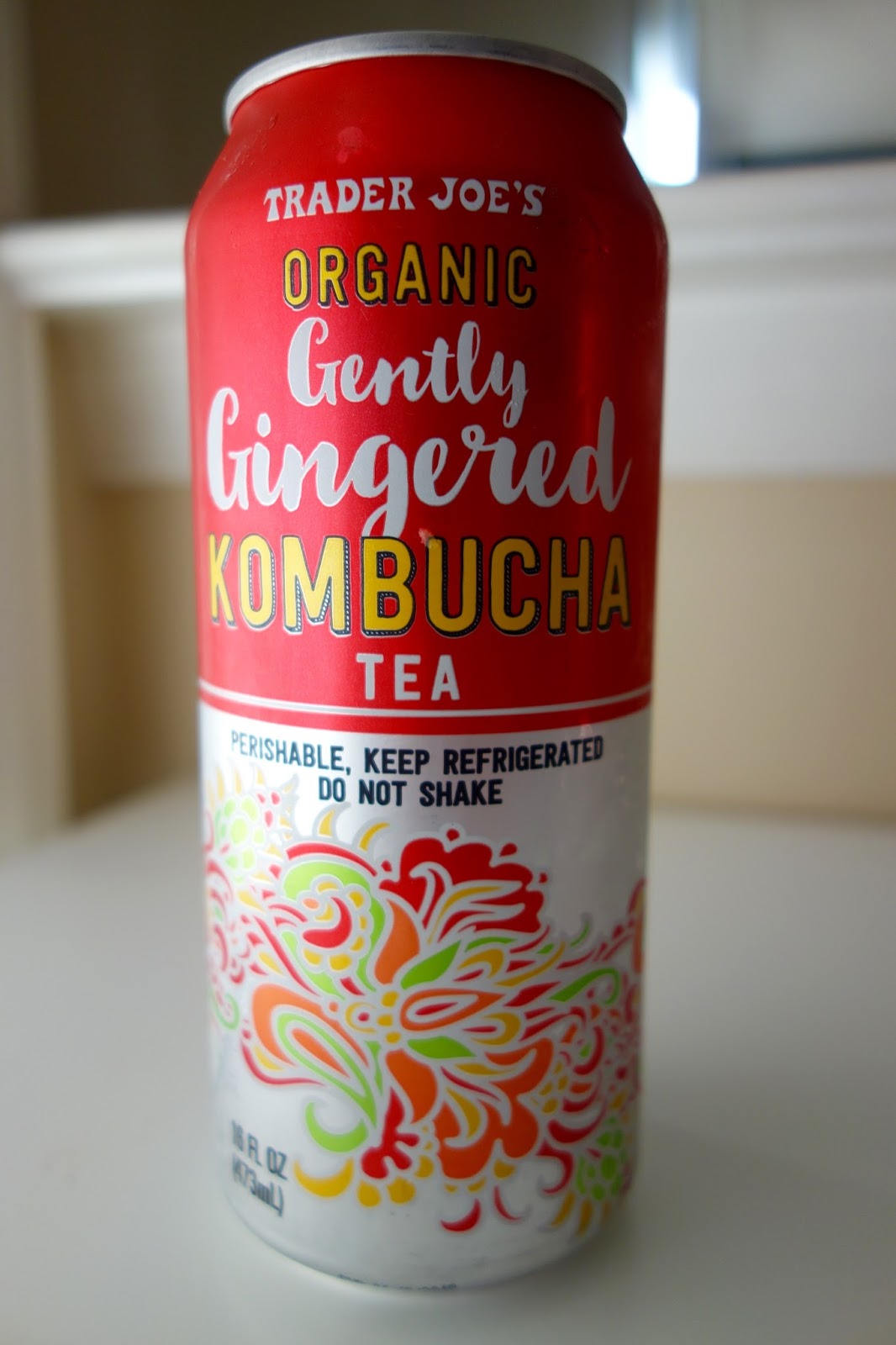 Trader Joe's Organic Gently Gingered Kombucha Tea