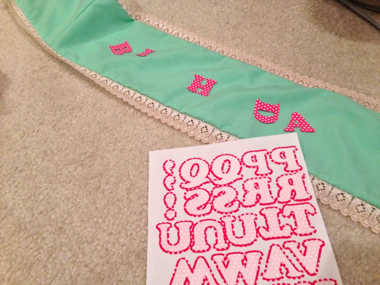 Simply Pinspirational: Sew Your Own Sash Tutorial