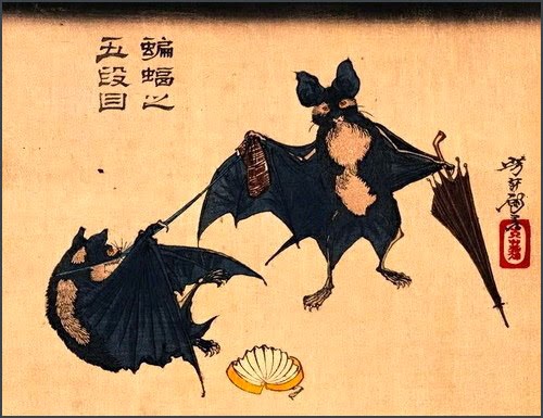 WKD (03) ..... SAIJIKI of all categories: Bat (koomori)