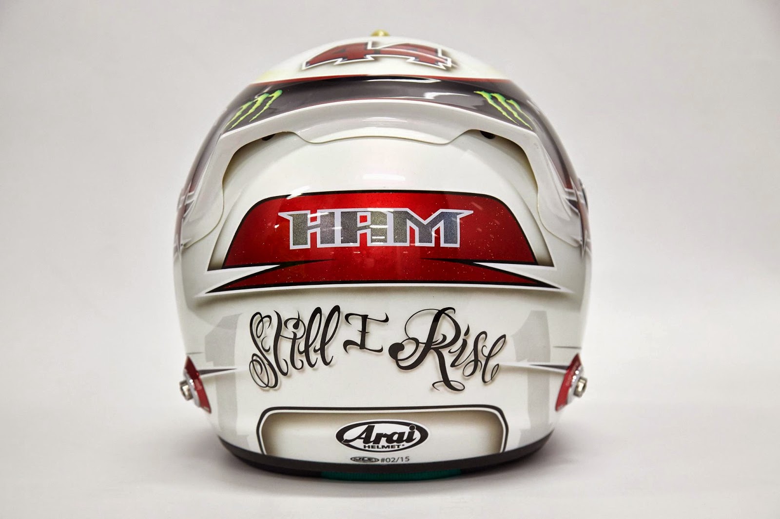 Racing Helmets Garage: Arai GP-6 L.Hamilton 2015 by JLF Designs