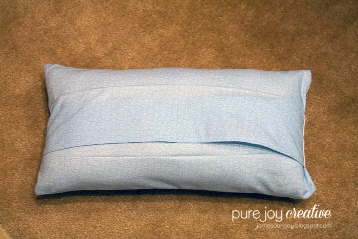 Embroidered hand print pillow | Pure Joy Creative