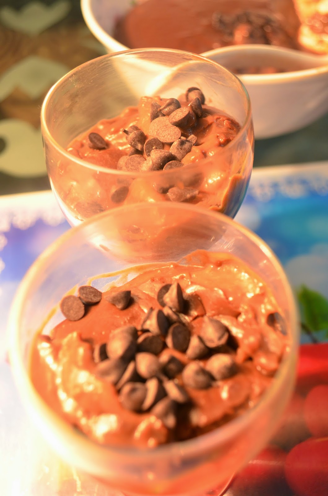 A Mouthful Of Recipes: Chocolate Cornflour Pudding : Busy day pudding